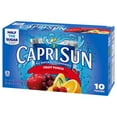 Capri Sun Fruit Punch Juice Box Pouches, 10 ct Box, 6 fl oz Pouches ...