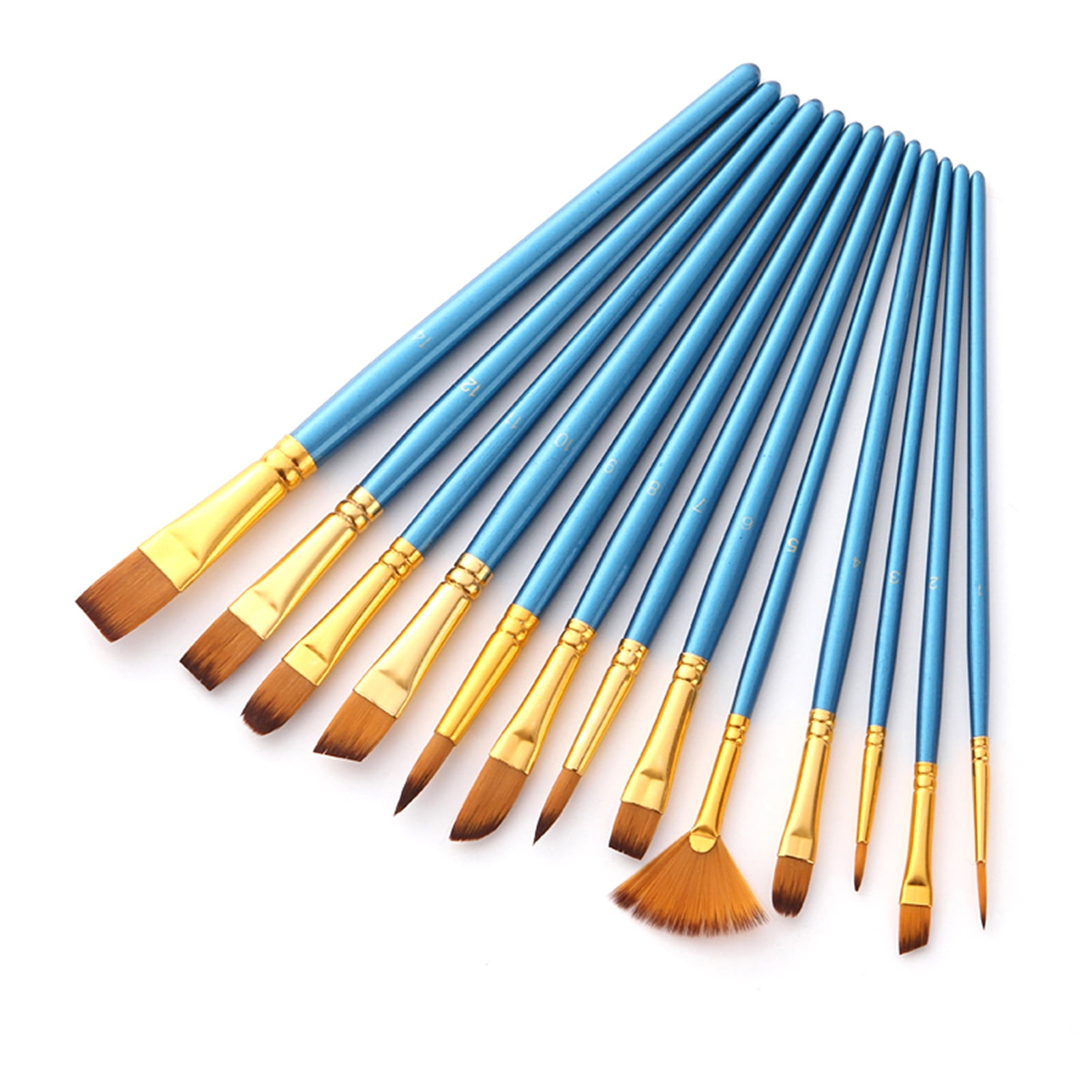 Click here for Estink 13pcs Paint Brush Set  Nylon Hair Watercolo... prices