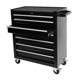 7-Drawer Rolling Tool Cart,Lockable Home Repair Tool Storage Organizer,Rolling Tool Box On ...
