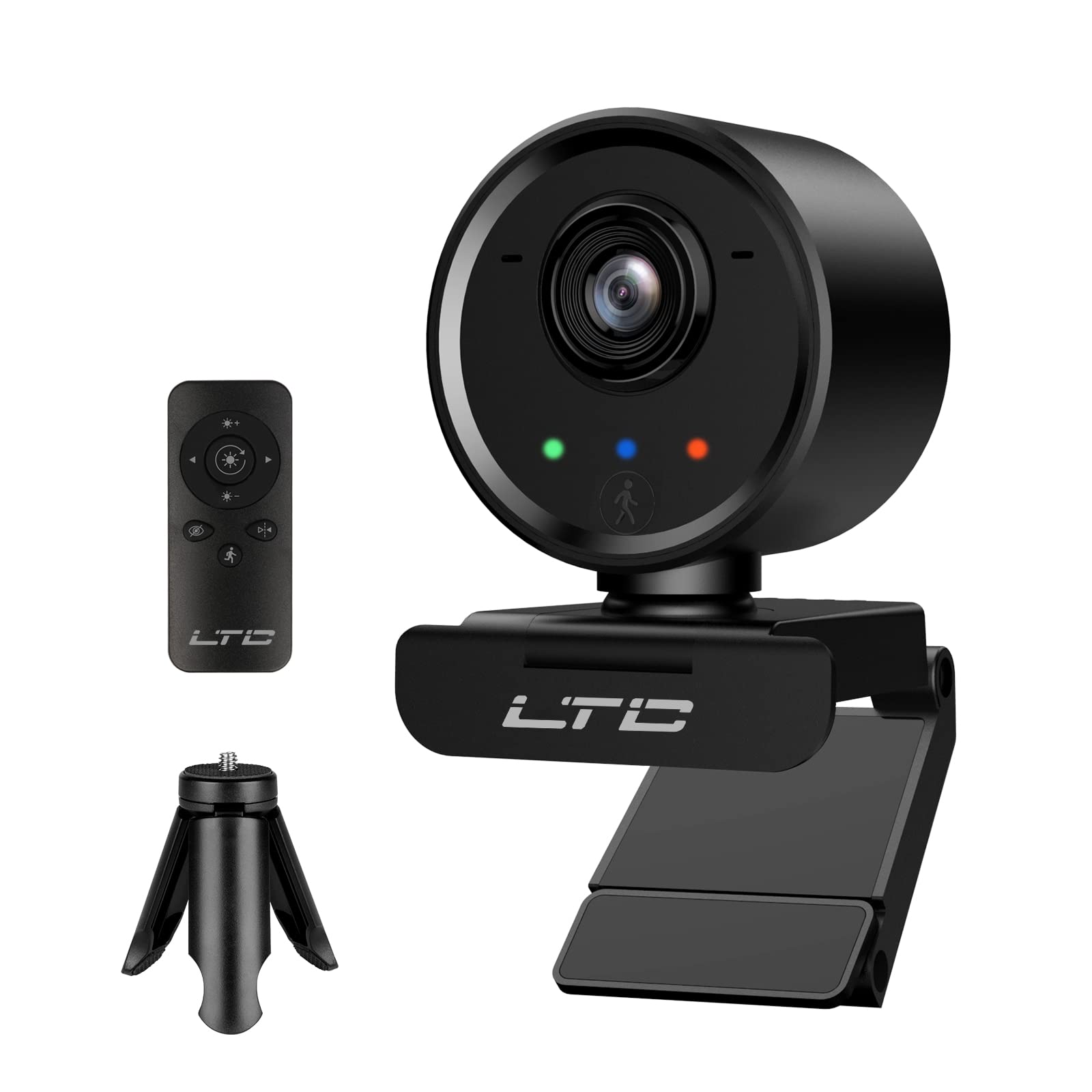 LTC VE300 AI Auto Tracking Webcam, 1080P PC Web Camera with Dual ...