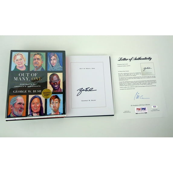 President George W Bush Signed Autograph Out Of Many One Book PSA/DNA ...