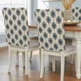 2 Pack Bohemian Diamond Pattern Chair Back Covers Boho Tribal Farmhouse ...