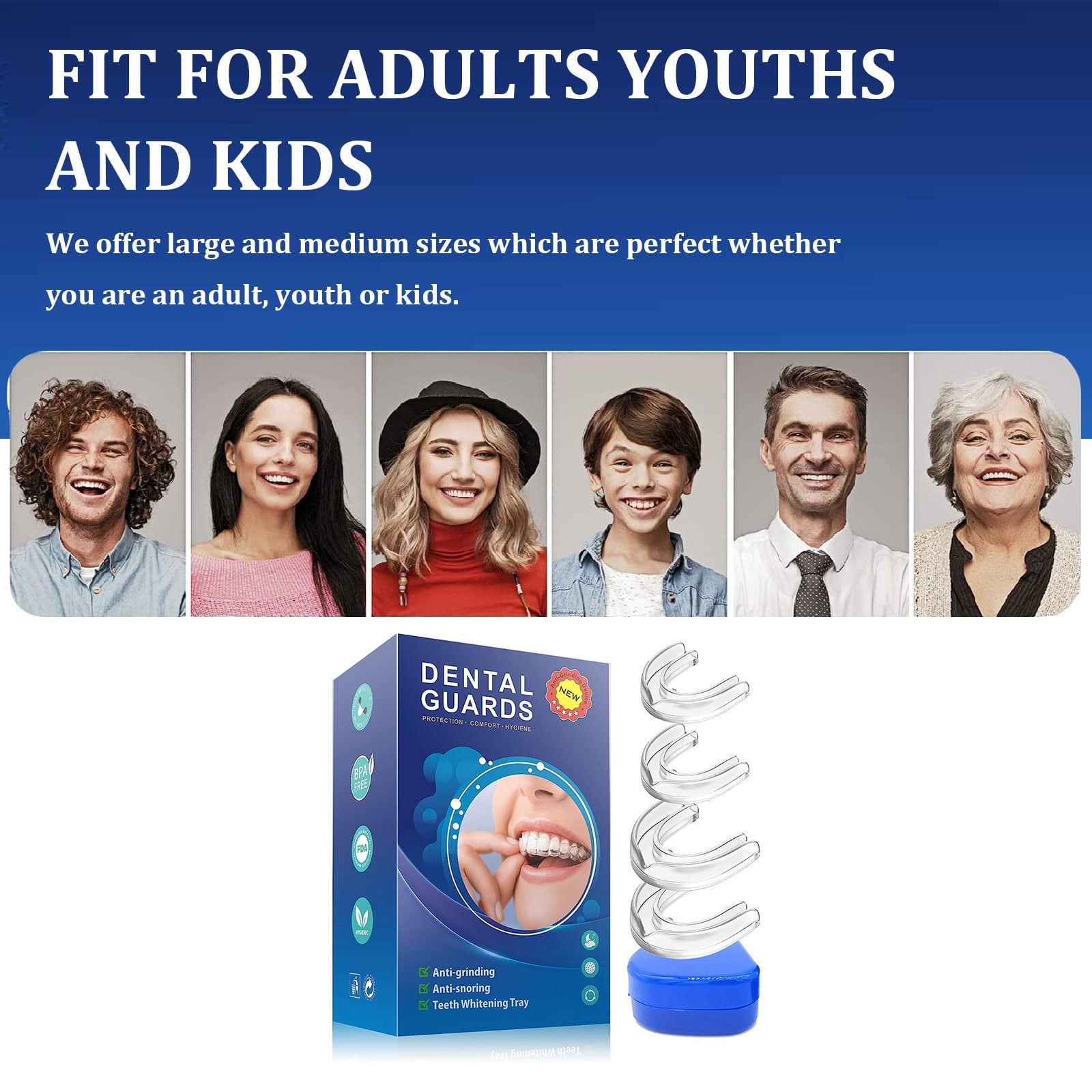 Mouth Guard For Teeth Grinding Mouth Guard For Sleeping Gum Shield For ...