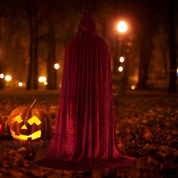 Disfraz de Halloween para niños, capa larga con capucha, accesorio ...