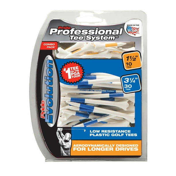 Pride Professional Tee System, Pride Performance Plastic Golf Tees ...