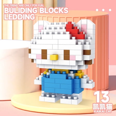 Qiaoxi Cartoon Anime Building Blocks Figure Small Particles Assembled ...