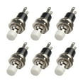 6Pcs 7 mm Mini Round Momentary Push Button Switch Press the Self-Reset ...