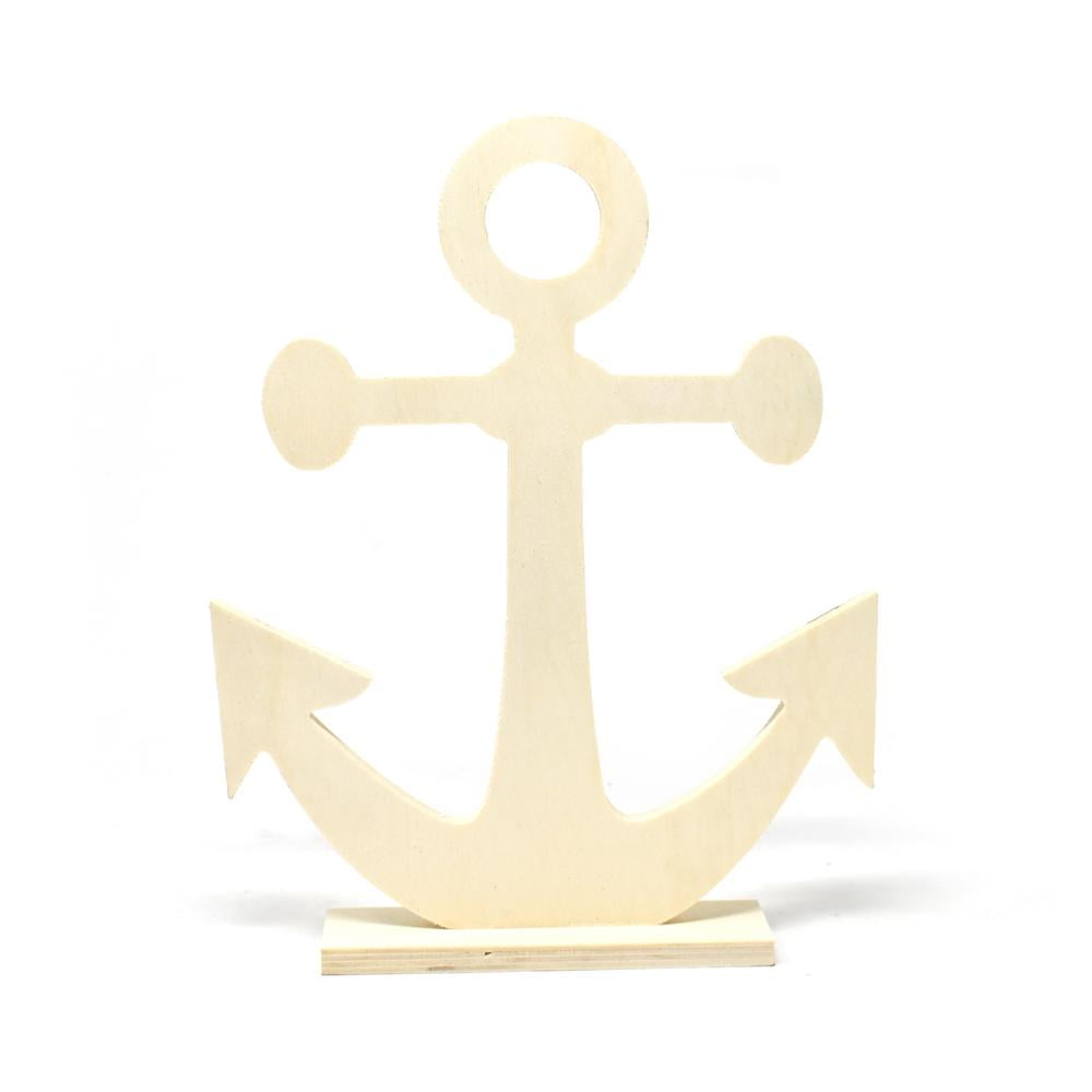 DIY Wood Craft Anchor Stand, 10-1/2-Inch - Walmart.com