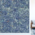 Blue Beige Textured Window Privacy Film, Vintage Rustic Abstract ...