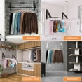 2 Pack Foldable Wall Mounted Drying Rack with 80CM Extension Rod，Heavy ...