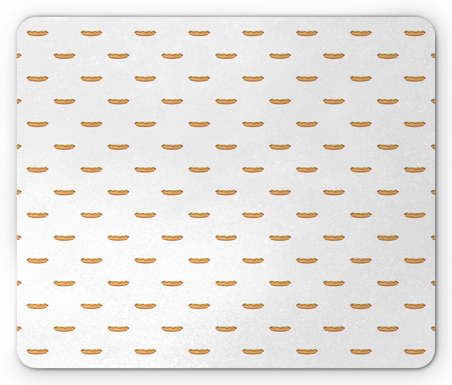Hot Dog Mouse Pad, Minimalist Food Doodle Continuous Sandwich Pattern ...