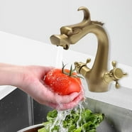 Outdoor Garden Faucet Bathroom Sink Tap Brass Bird Shaped Spigot Spout ...