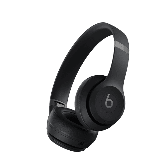 Beats Solo 4 Wireless Bluetooth On-Ear Headphones, Matte Black, 50-Hour ...