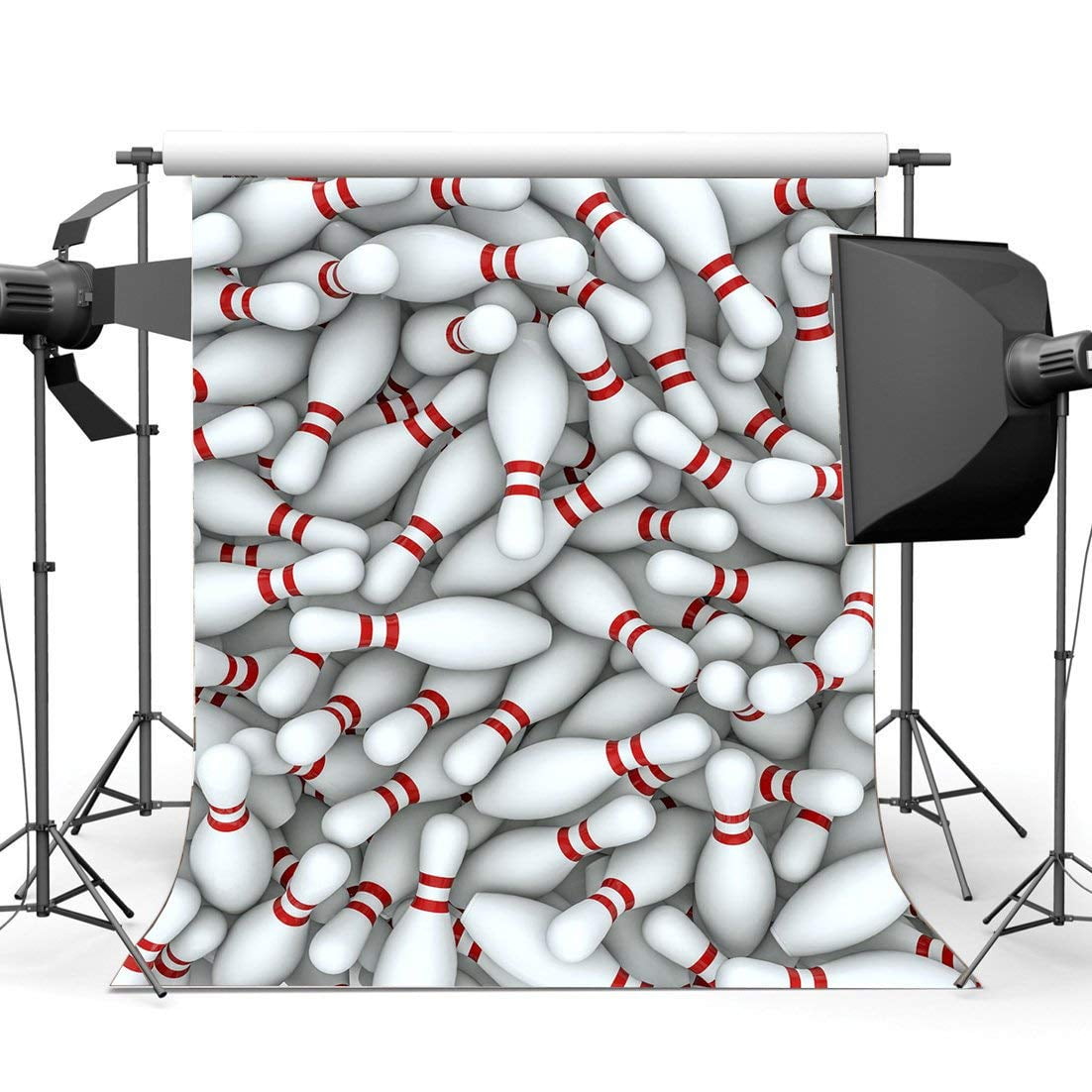 ABPHOTO Polyester 5x7ft Bowling Backdrop Gutterball Backdrops Sports ...