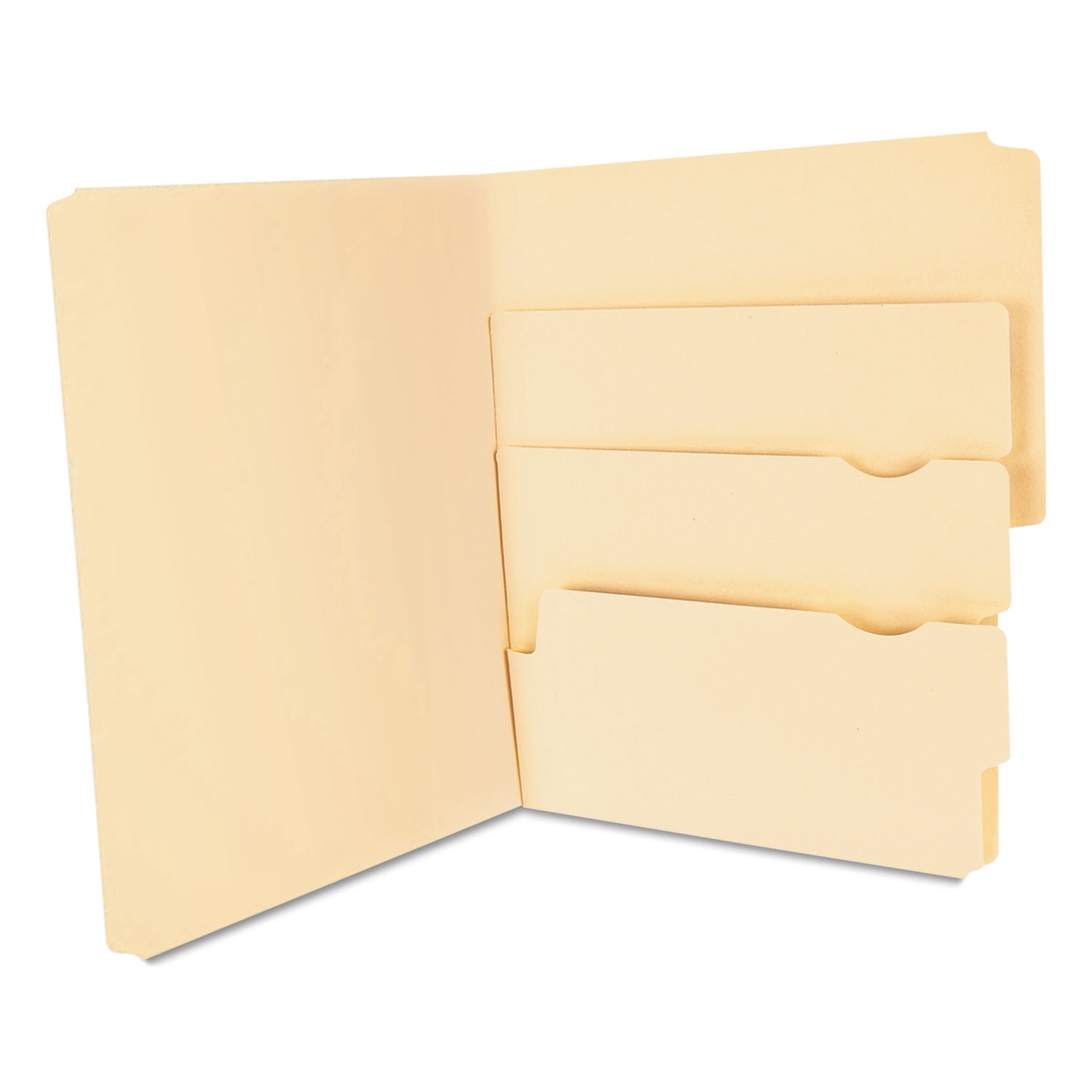 Pendaflex Divide It Up File Folders, Letter Size, Manila, Pack of 24