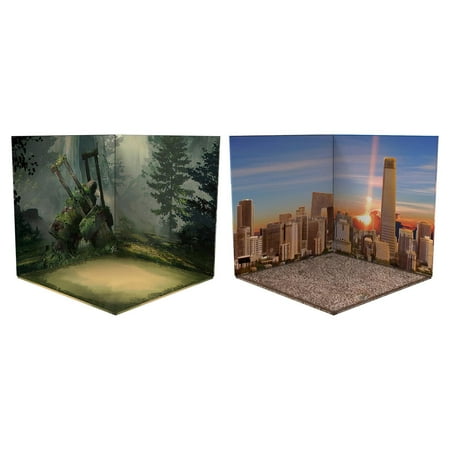 lionlar 2x 1/12 Scale Action Figures Backdrop Diorama Layout Scene ...