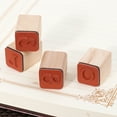 Tersarium ULTNICE Creative Wooden Rubber Letter Number Stamp Set 26 ...