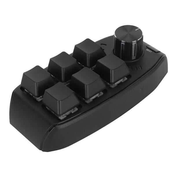 One Handed Mechanical Keyboard, Portable 6 Keys Gaming Keypad, Multifunctional Shortcut Game ...