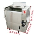 12KG/26.4LBS Electric Multi-Function Rolling Peeling Machine Potato ...