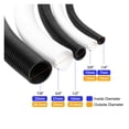 10/13/15.8/25/28.5mm OD Split Wire Conduit Polyethylene Tubing Flexible ...