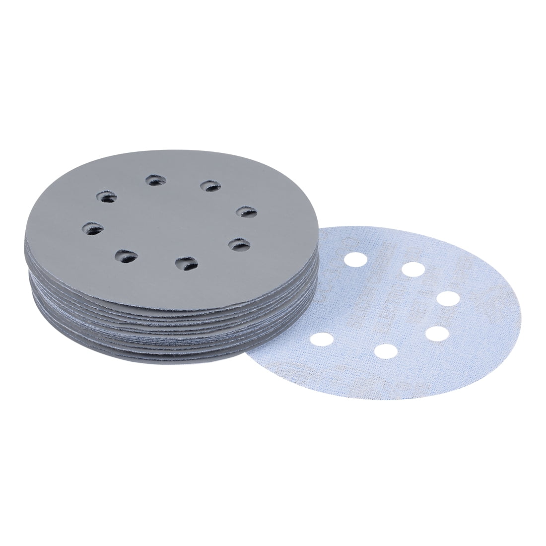 20Pcs 5 Inch 8 Hole Hook and Loop Sanding Disc 3000 Grit Flocking ...