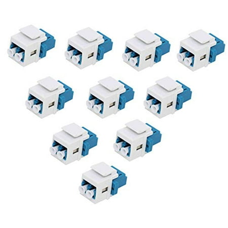 diyTech Fiber Optic Keystone Jack – LC Duplex Singlemode Fiber Jack ...