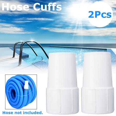 2 x Vacuum Hose Cuffs 1.5 inch Swimming Pool to fit Suction Hose ...
