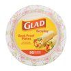 Glad Paper Plates, 8.5", Pink Flower, 50 Ct - Walmart.com