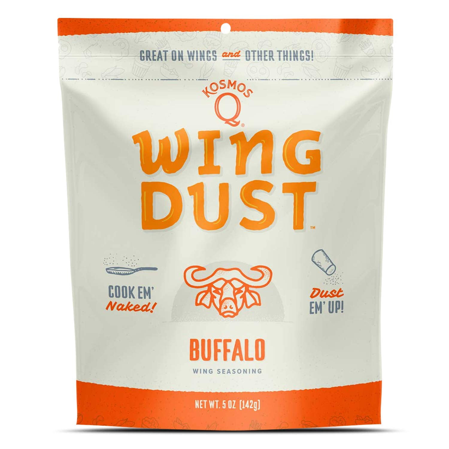 Kosmos Q Buffalo Wing Dust | Chicken Wing Seasoning | Dry BBQ Rub Spice ...