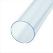 POWERTEC Clear PVC Pipe 2-1/2" x 36" Long, Rigid Plastic Tubing for ...