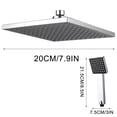 High Pressure Shower Head Combo, Dual Rainfall Showerhead with Handheld ...