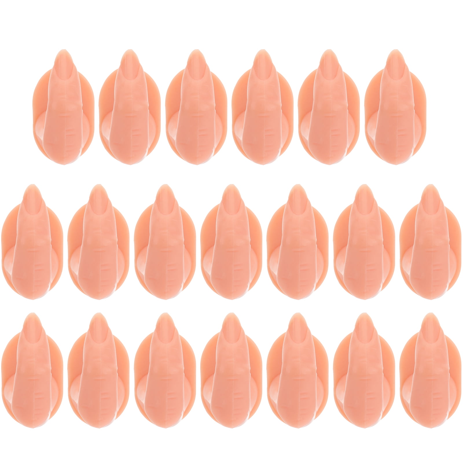 Frcolor Nail Practice Training Manicure Tipsfingers Fake Finger Display ...
