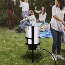 VINGLI 30QT Turkey Fryer & 10QT Fish Fryer Kit with 54000BTU Propane ...