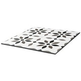 The Tile Life Snowflakes Gris Matte Porcelain Floor & Wall Tile, 8.7 x ...