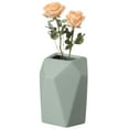 Decorative Ceramic Multi Paned Vase, Modern Style Centerpiece Table ...