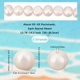 2 Strands Cultured Freshwater Pearl Beads Strands Two Sides Polished ...