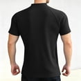 BSDJILFG Compression Shirts for Men Half Zip Gym Workout Top Moisture ...