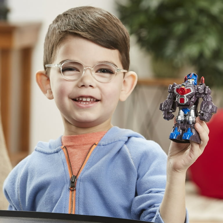 Boys Playing With Action Figures