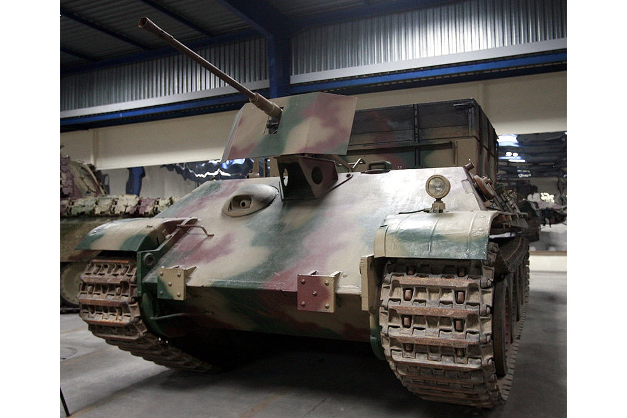24x36 gallery poster, Berge Panther tank on display at Saumur armour ...