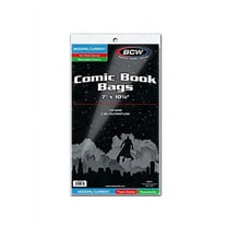 BCW Modern/Current Re-Sealable Comic Book Bags - 6 7/8" x 10 1/2" (100 ...