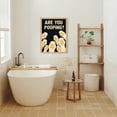 Affixzi Goose Bathroom Poster Are You Pooping? Printed Wall Art ...
