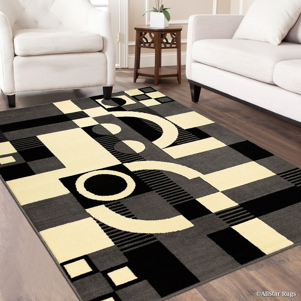 Allstar Grey Area Rug. Contemporary. Abstract. Traditional. Geometric ...