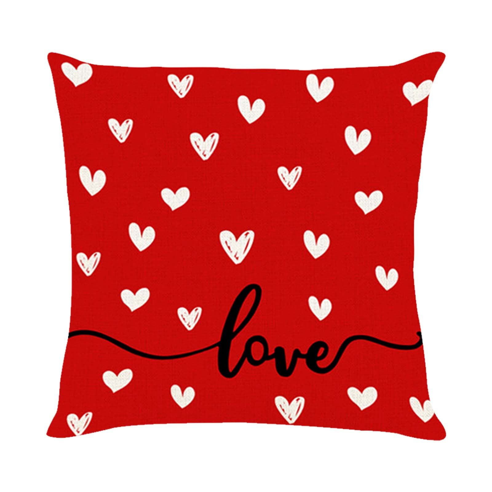 Click here for Visit The Sunlet Store Valentines Day Pillow Red S... prices