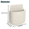 TSV Remote Control Holder Wall Mount Storage Box, Adihesive Phone ...