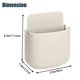 TSV Remote Control Holder Wall Mount Storage Box, Adihesive Phone ...