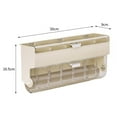 Wall-Mounted Compartmentalized Underwear & Bra Storage Box with Lid ...