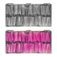 150 Duals Nails Forms,Clear Poly Nails Gel Molds Full Covers Nails Tip ...