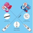 2P Call Don’t Fall Dark Blue Glitter Badge Reel with Alligator Clip ...