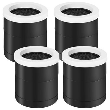 "Lzvxtym Heavy Duty 4 Pack Bed Risers, Adjustable Round Furniture Leg ...