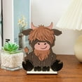 Lilixerw Highland Cow Wooden Tiered Tray Decor,Rustic Farmhouse ...